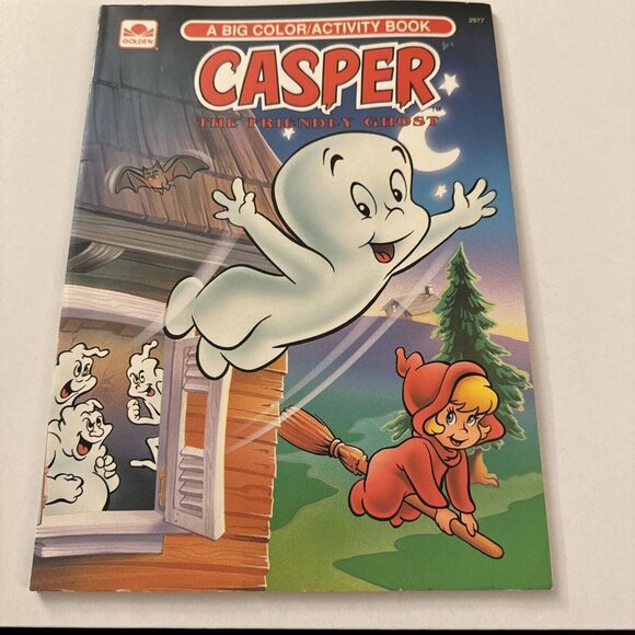 Other | 1992 Golden Activity Coloring Book Casper The Friendly Ghost E2 ...